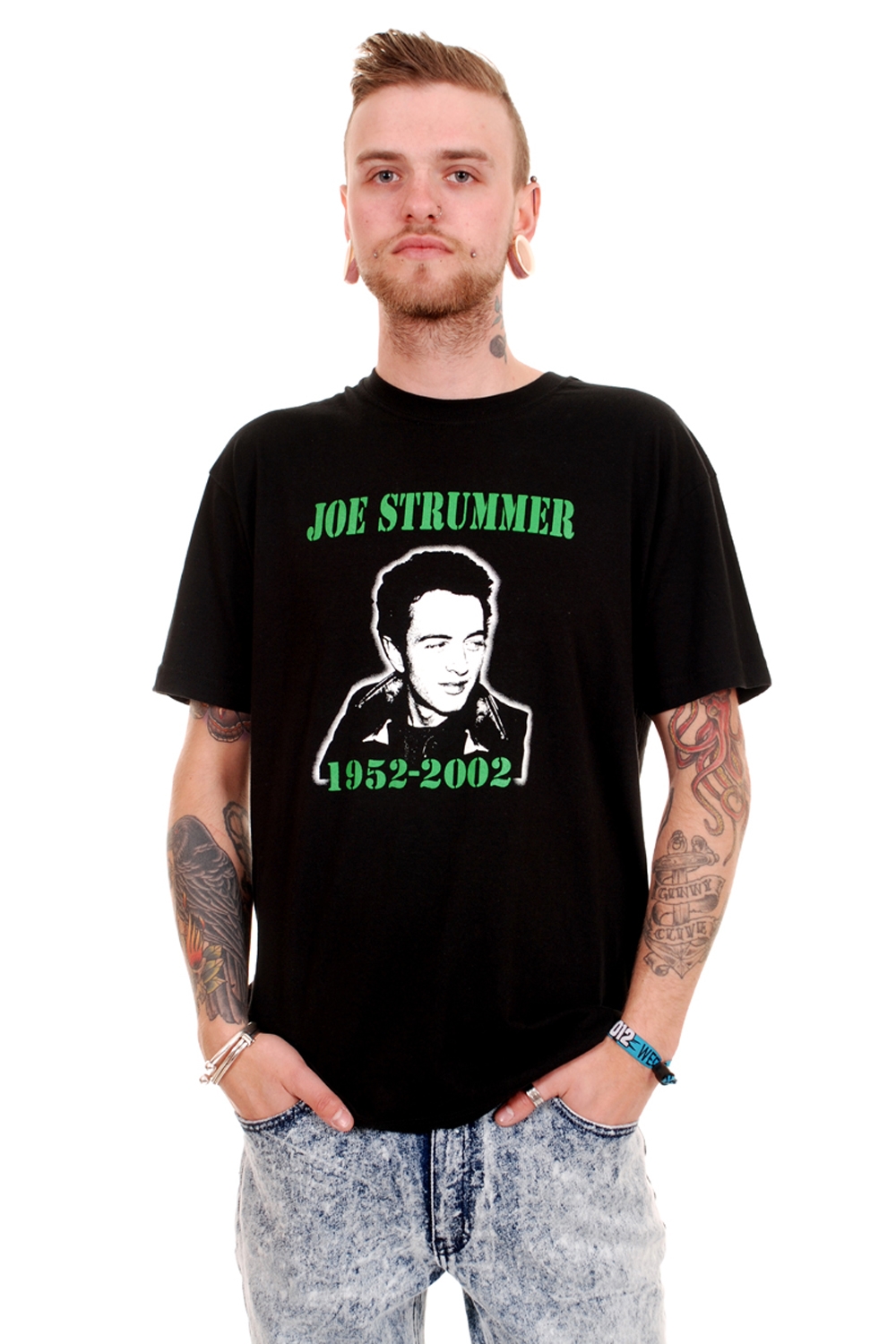 Joe Strummer RIP Mens Tee – Tiger of London
